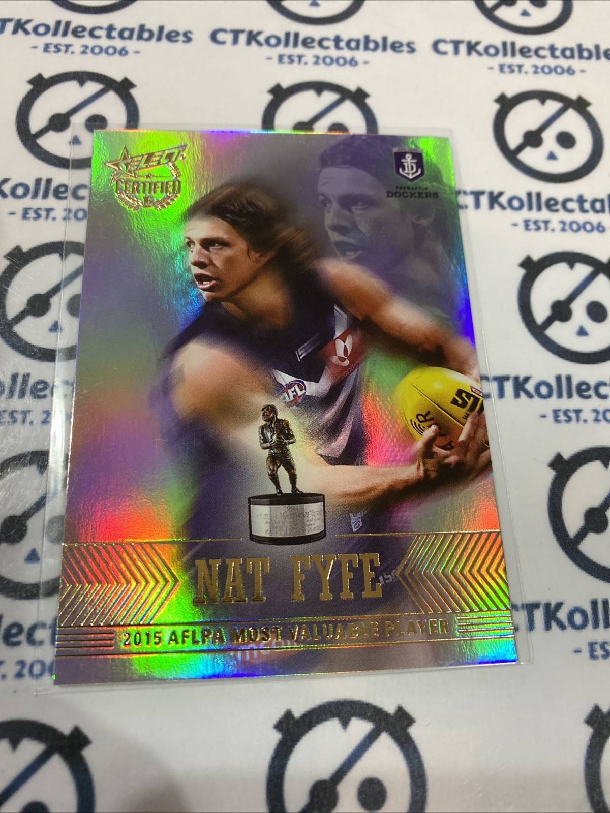 2006 AFL Certified Nat Fyfe Medal Winners MW5 Dockers | eBay Australia