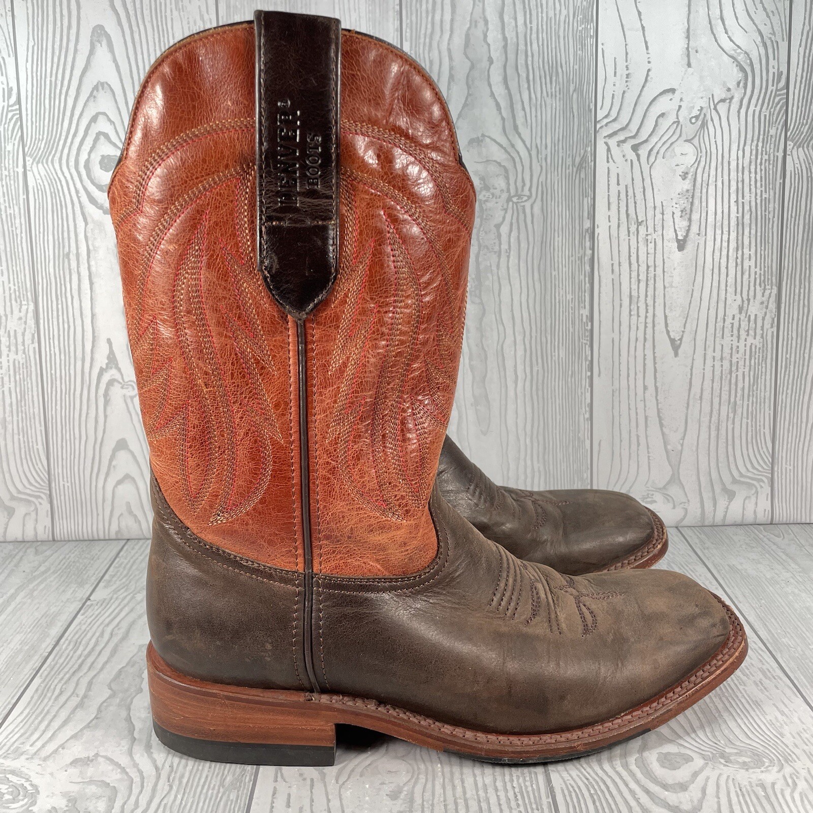 Denver Mountain Rodeo Max Cowboy Boots Men’s US Size … - Gem