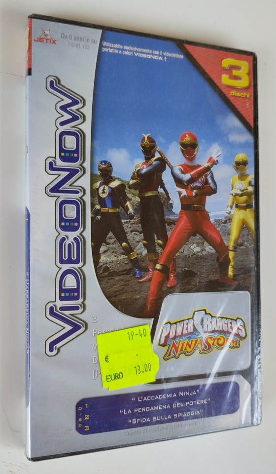 VIDEONOW CD ROM POWER RANGERS NINJA STORM DISC 3 EPISODI TIGER HASBRO ...