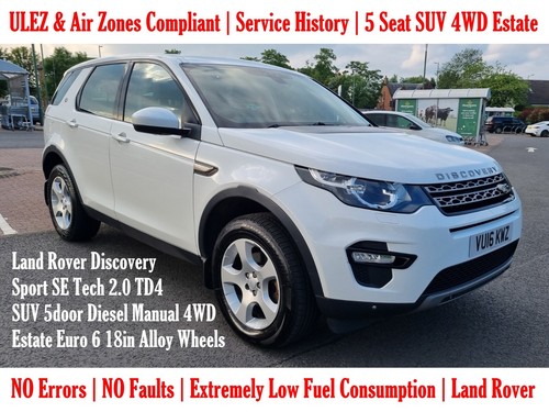 Land Rover Discovery Sport SE Tech 2.0 TD4 SUV 5dr Diesel Manual 4WD ...