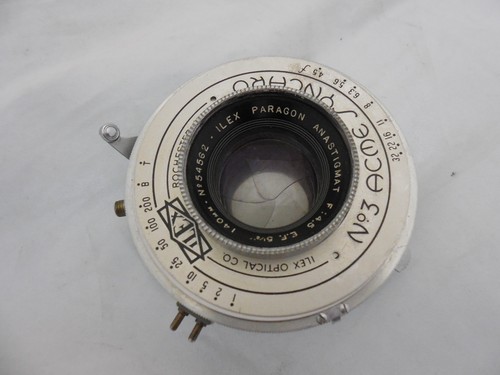 Ilex 5 1/2"/4,5 Paragon Anastigmat with ILex No. 3 Acme Synchro shutter ...