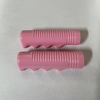 VINTAGE PINK TRICYCLE GRIPS 5/8" ID. 3-3/8" LONG FITS ELGIN AMF HUFFY ...