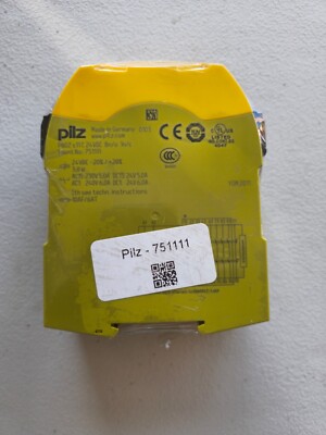 1x NEW PILZ 751111 PNOZ s11 C 24VDC 8 n/o 1 n/c SAFETY RELAY - US stock ...