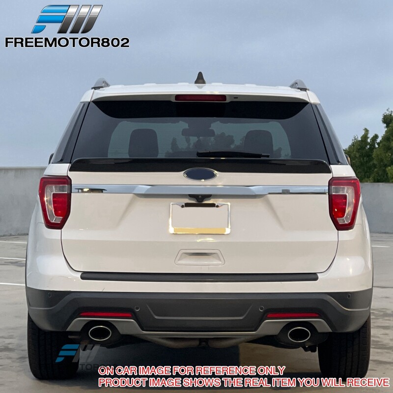 Fits 16-19 Ford Explorer Duckbill Style Matte Black Trunk Middle ...