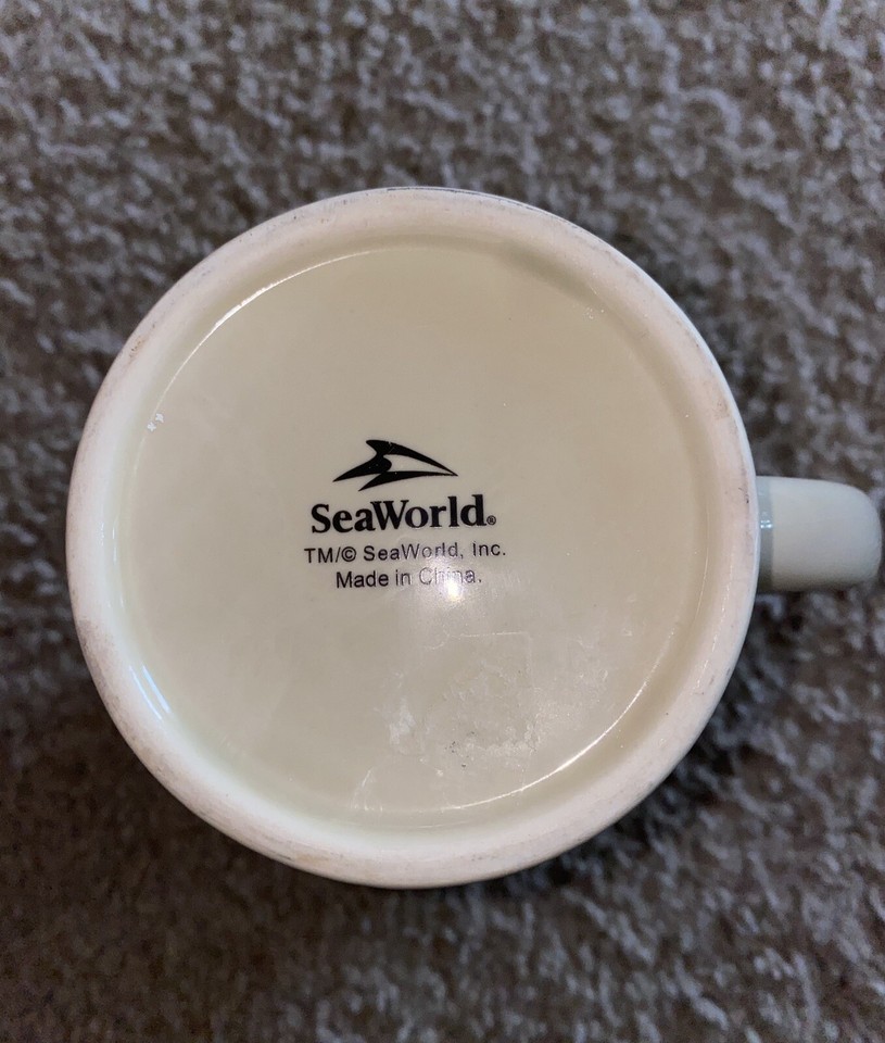 Seaworld Orca Shamu Killer Whale Tall Coffee Cup Collectible Mug | eBay