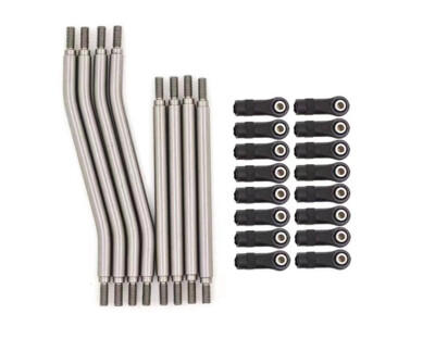 Stainless LCG 6mm Steel Linkages for Axial 1/10 Capra 1.9 234008 234009 ...