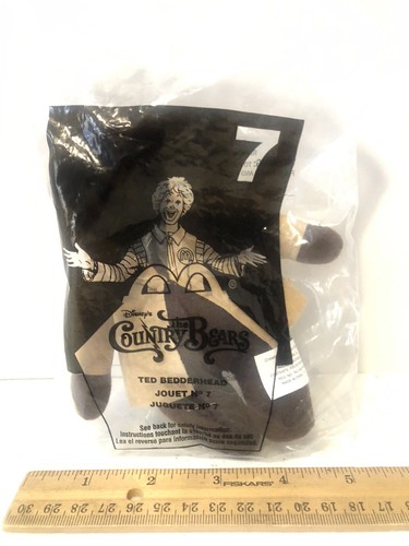 McDonald's Disney The Country Bears #7 Ted Bedderhead Toy 2002, New | eBay