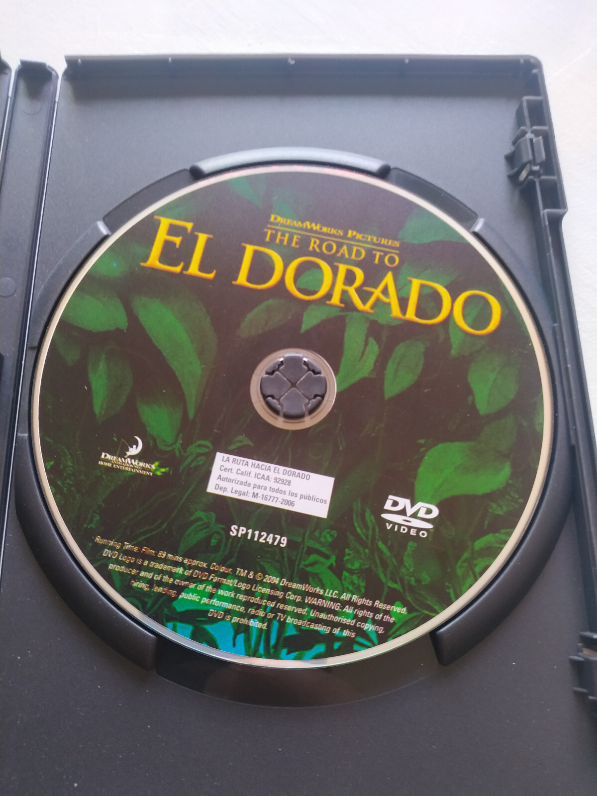 The Road To El Dorado Dvd Cover