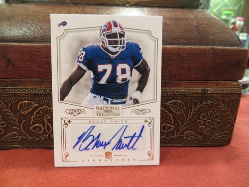 National Treasures Autograph Buffalo Bills Bruce Smith 22/25 2012 | eBay
