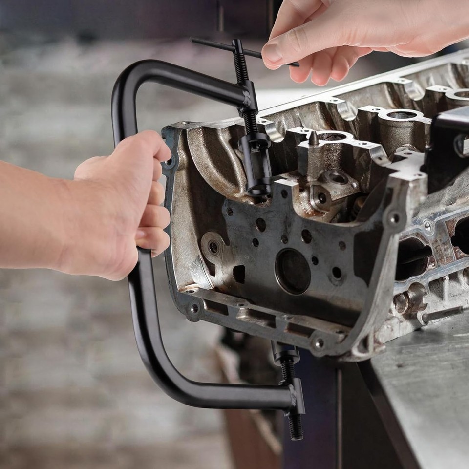 Valve Spring Compressor Set, 12PCS Valve Spring Clamp Removal Tool with ...