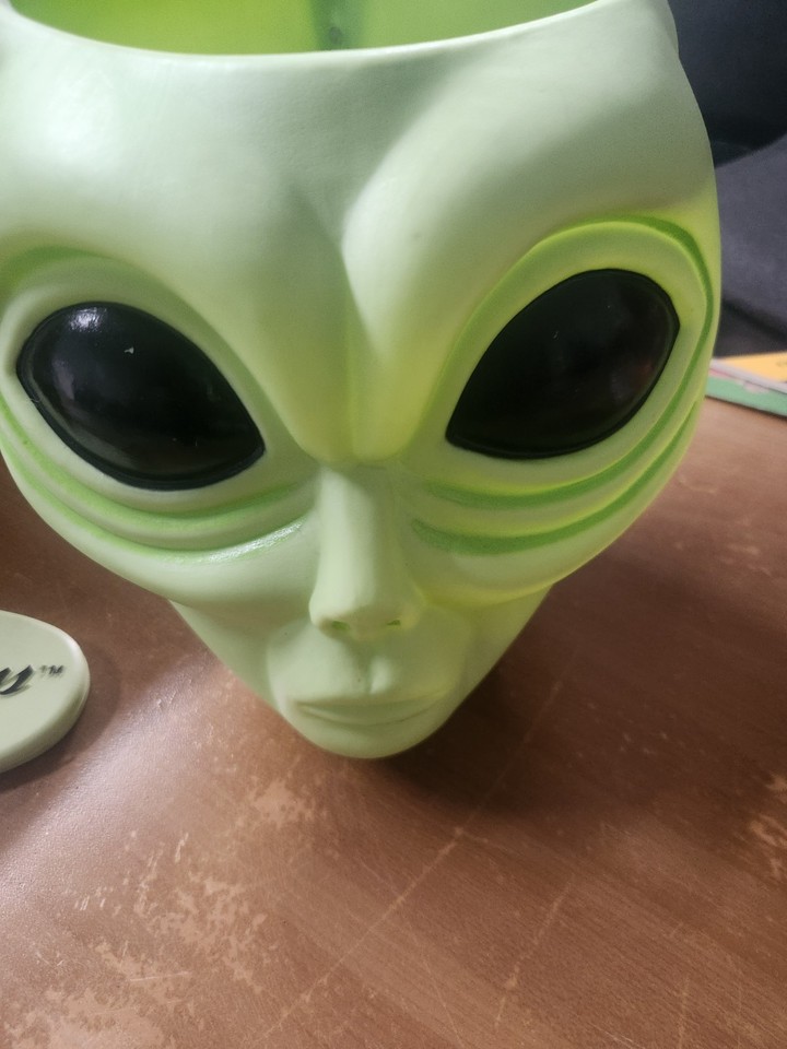 Vintage Alien Pops Bucket Display. Vintage Sci Fi Display. Alien Pops ...