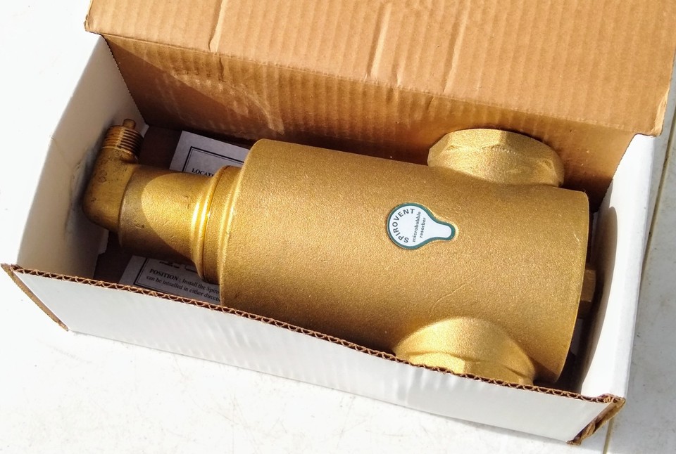 SPIROVENT JR 2" AIR ELIMINATOR THREADED SPIROTHERM HYDRONIC HEATING ...