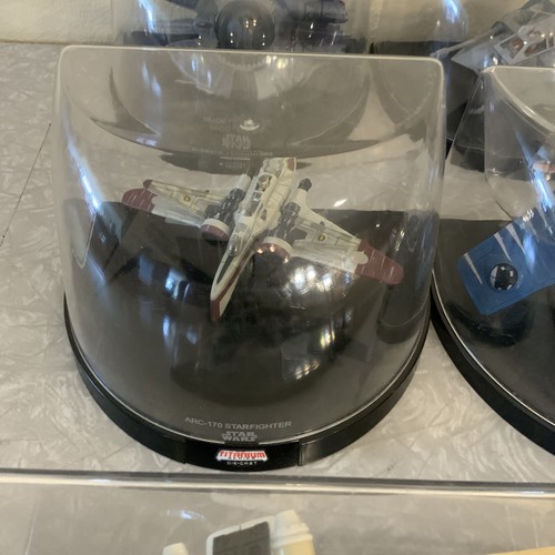 Lot Of 6 Star Wars Titanium Series Die Cast 2005 Hasbro In Cases Ships ...