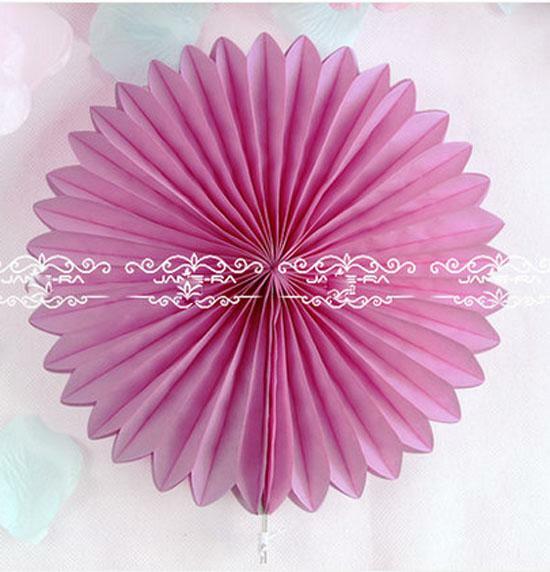 10pc Tissue Paper Flower Paper Fan Wedding Party Home Outdoor ...