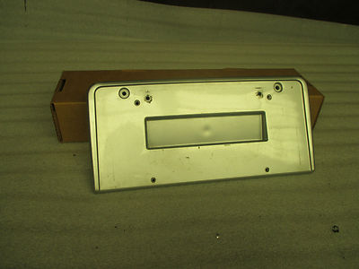 BMW M3 E46/2 M 3 FRONT Licence plate FRAME 02 03 04 05 06 SILVER | eBay