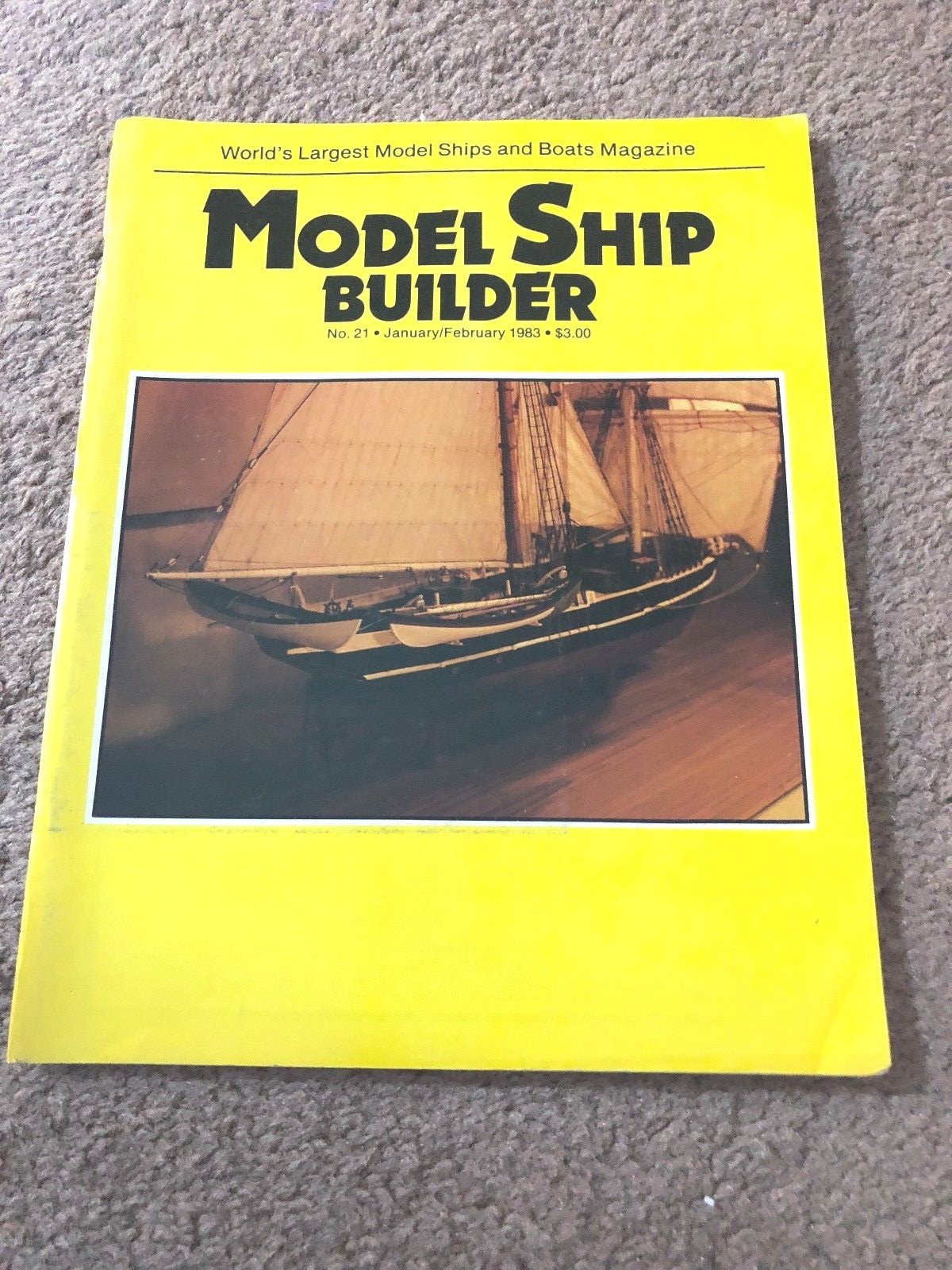 JAN/FEB 1983 MODEL SHIP BUILDER boat model magazine | eBay