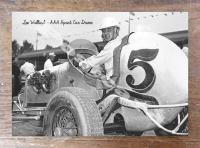 Historic Lee Wallard - AAA Sprint Car Driver Motorsport Postcard | eBay ...