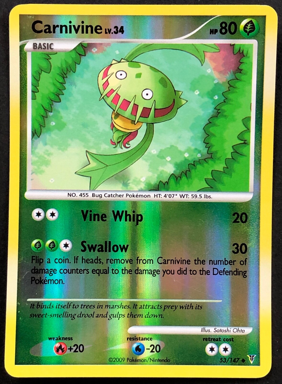 Carnivine Pokemon Cards