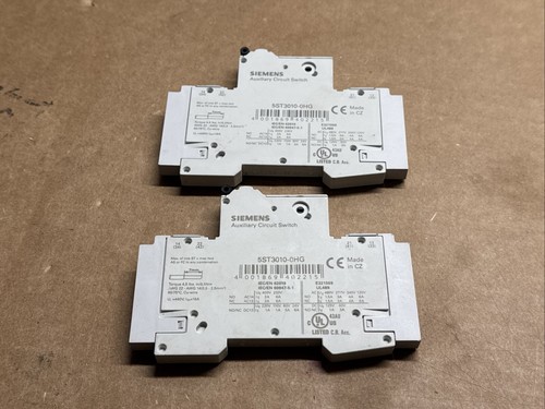 LOT (2) SIEMENS 5ST3010-0HG Auxiliary Circuit Switch 5ST301.AS FAST ...