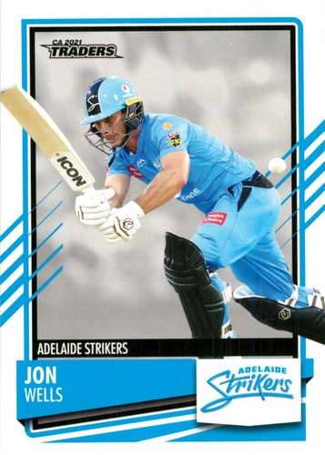 2021 2022 ADELAIDE STRIKERS BBL Cricket Card JON WELLS Traders | eBay