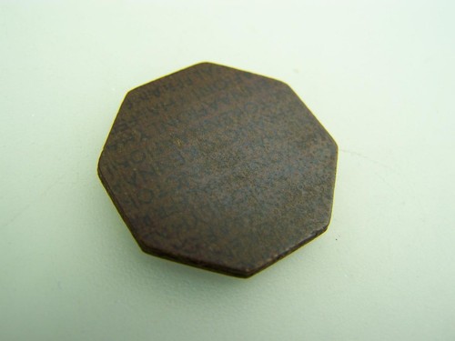 WW11 NAAFI bakelite octagonal token Navy, Army Air Force Institute 2758 ...