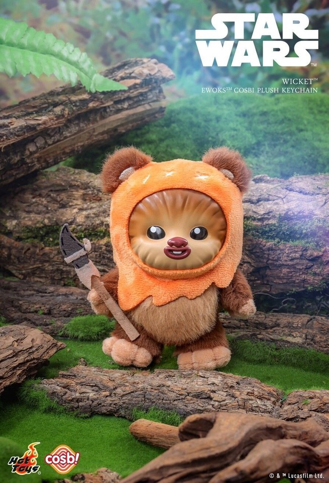Hot Toys Star Wars Ewoks Cosbi Plush Keychain Collection (Full set of 8 ...