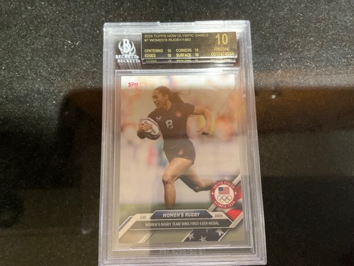 BGS 10 Black Label 2024 Topps Now Olympic Games #7 Women's Rugby | eBay