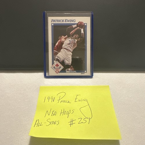 1991-92 NBA Hoops Basketball Card #251 Patrick Ewing All-Star - Knicks ...