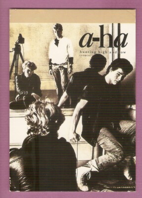 A-HA carte postale CHANSON /GROUPE ed. Media Com+ réf Record 82 | eBay