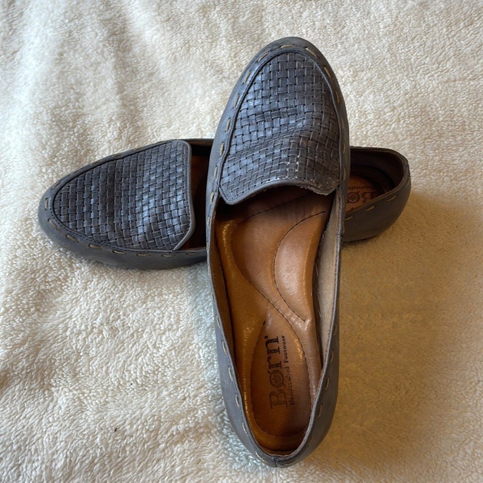 Born Gray Maple Flats Slip On Loafers Size 7 | eBay