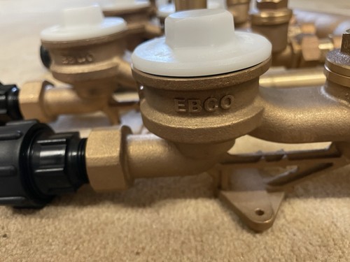 Water Distribution Manifold 6 Port Meter Housing Plumbing Divider With ...