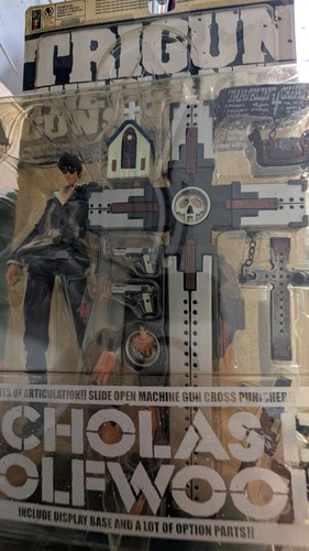 Trigun The Planet Gunsmoke Nicholas D. Wolfwood Action Figure Sealed | eBay