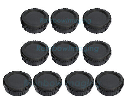 (10 Pcs) Rear Lens Covers Camera Body Caps Nikon F Mount DSLR D5 D4 D3 ...