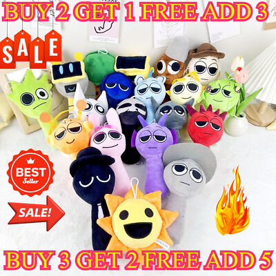 20cm Sprunki Plush Toy Simon Oren Winda Sprunki Character Doll Toy XMAS ...