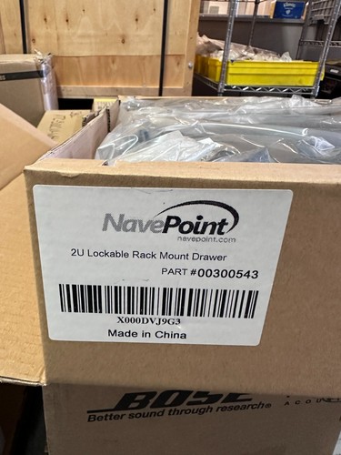 NavePoint 00300543 2U Lockable Rack Mount Drawer | eBay