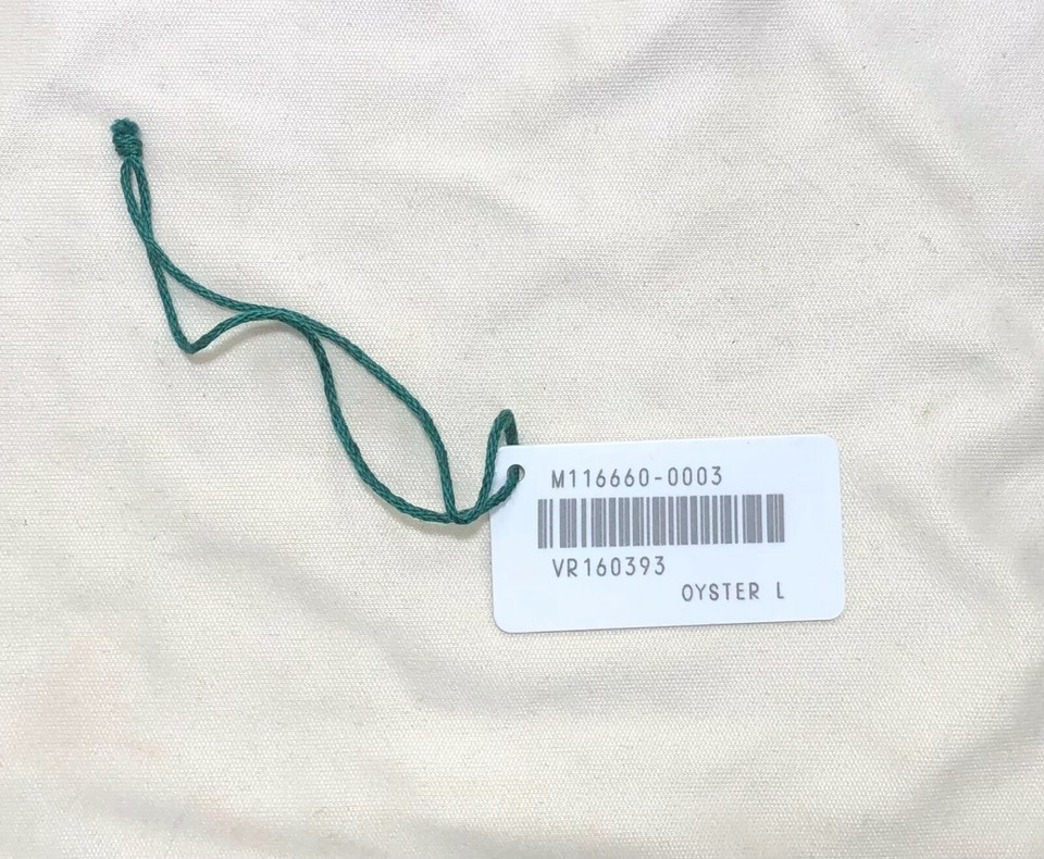 White Rolex Hang Tag Price Tag Serial Number M116660 for Yacht-Master ...