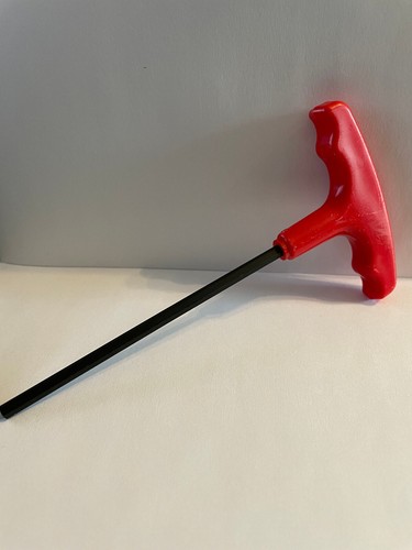 New T Shape Hex Key Wrench, Comfortable Red Handle, 4mm / 5/32" size ...
