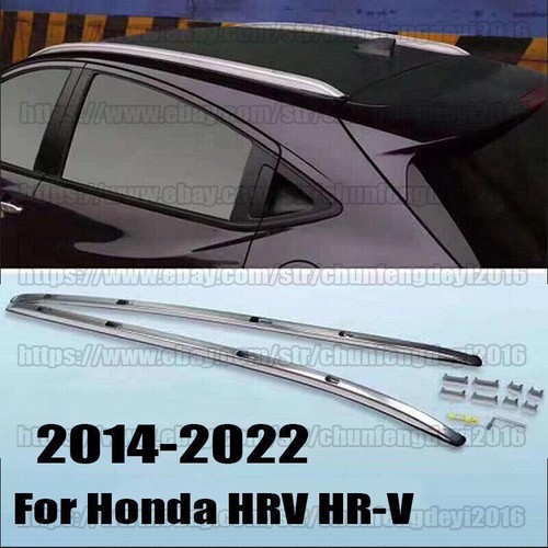 For Honda HRV HR-V 2014-2022 silver Roof rails Roof Rack Side Rail Bars ...