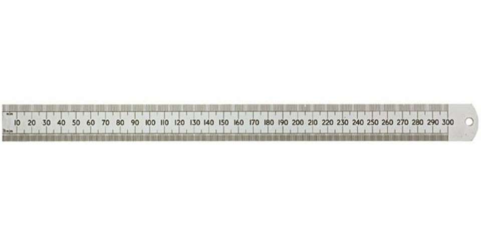 STANLEY RABONE 12” / 300mm STAINLESS STEEL DOUBLE SIDED METRIC ...