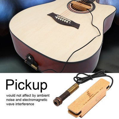 Portable Guitar Pickup 6.35mm Plug for Acoustic Classic Folk Guitar ...