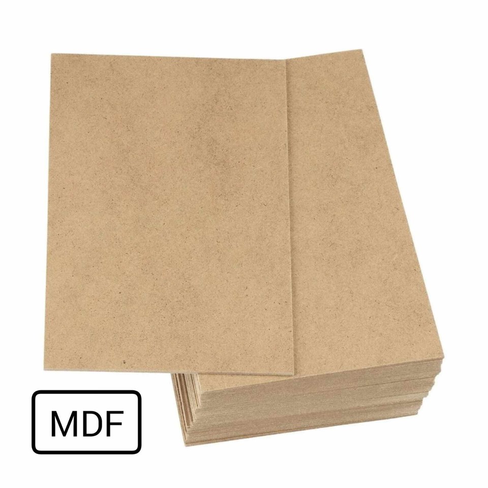 MDF Sheet Packs A2 A3 A4 A5 Crafts Laser Cut 3mm 6mm CNC Pyrography ...