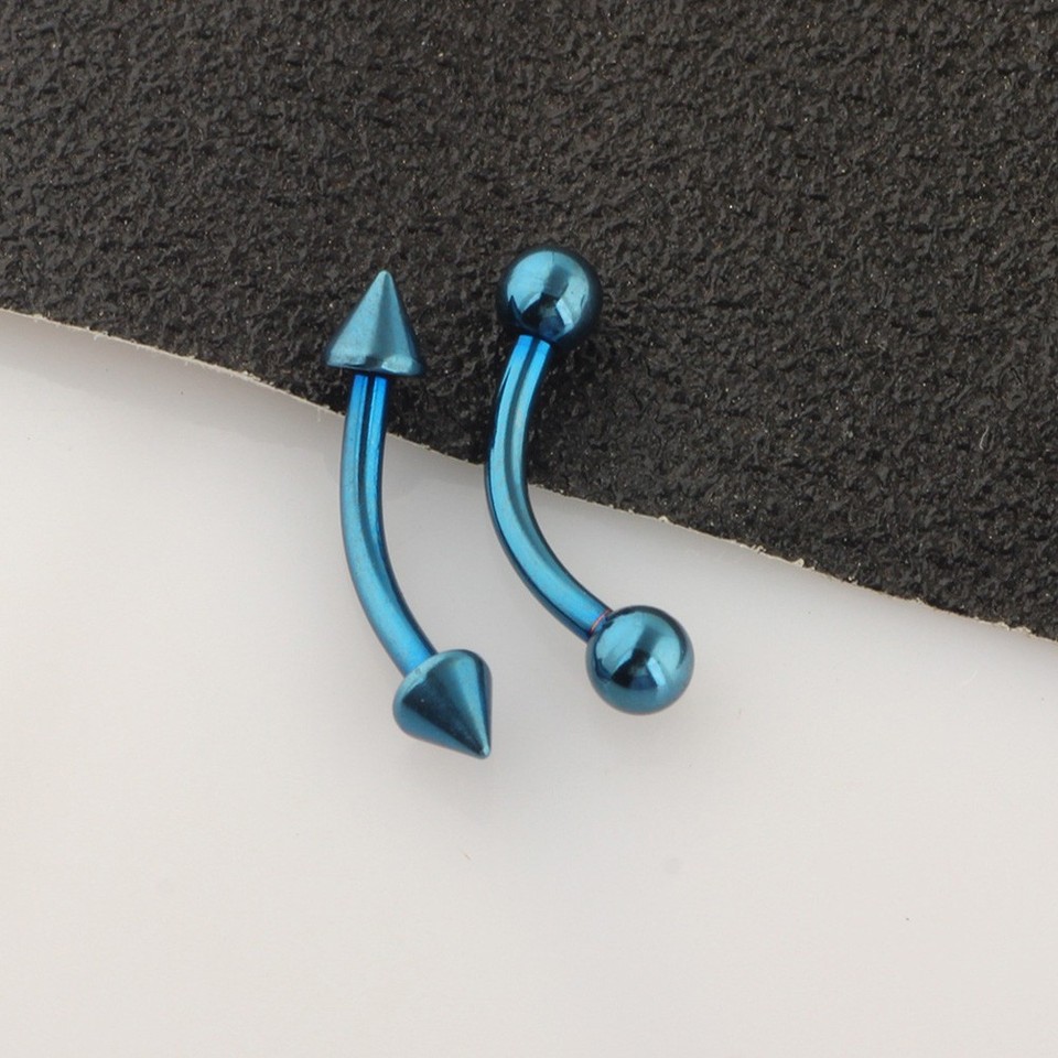 12Pcs Body Art Jewelry Stainless Steel Studs Simple Body Piercing ...