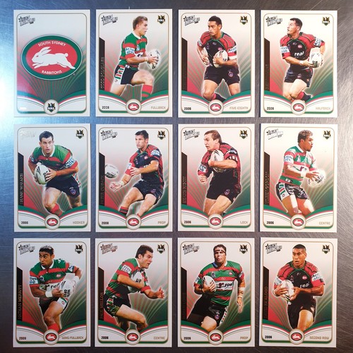 2006 NRL Select Invincible Team Set (12 Cards) South Sydney Rabbitohs ...