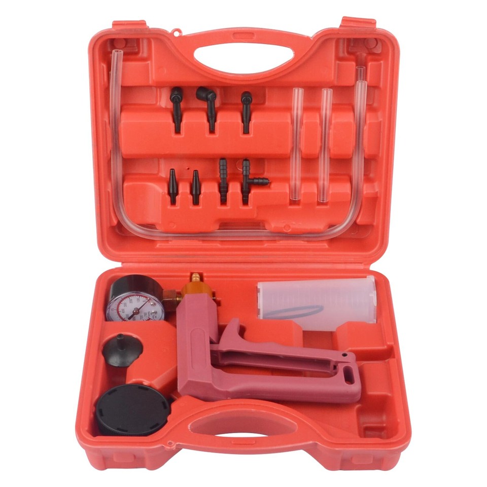 Brand New Hand Held Vacuum Tester and Pump Brake Bleeder Kit Cars ...