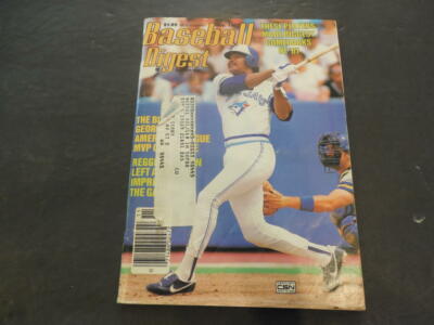 Baseball Digest Nov 1987 George Bell, Reggie Jackson ID:33173 | eBay