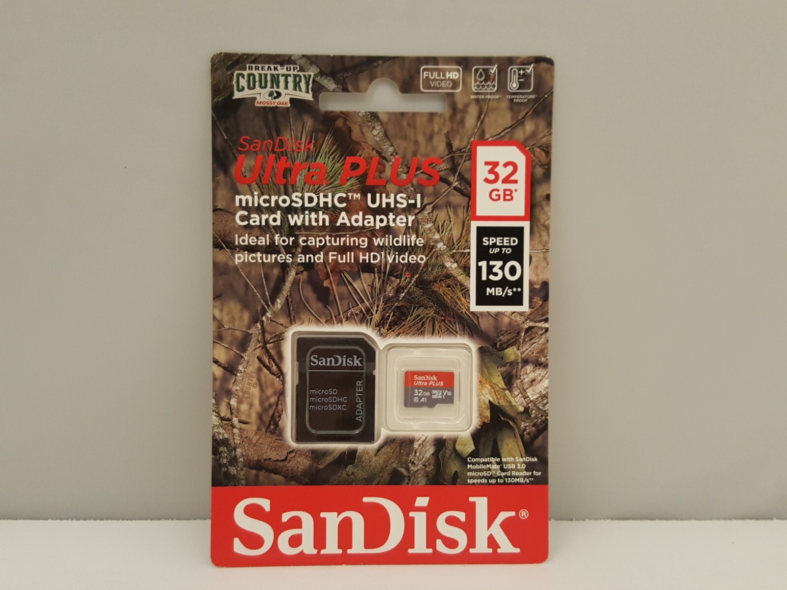 SanDisk Ultra PLUS SDHC UHS-I 32GB Card w/ Adapter | Class 10 | P001 ...