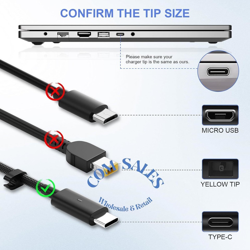Genuine 130W USB C Charger Type C AC Adapter for DELL Precision 5470 ...