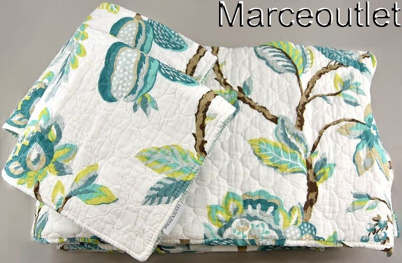 Levtex Home Cressida QUEEN Quilt & Shams Set Teal Multi | eBay