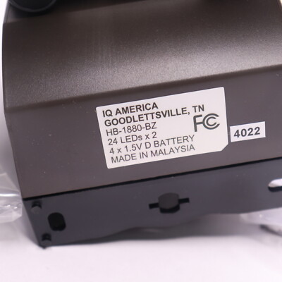 IQ America LED Motion Activated Security Light 800LM 180-Degree HB-1880 ...