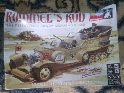 MONOGRAM TOM DANIEL ROMMEL'S ROD MODEL KIT 1/24 SCALE New Beat Up Box ...